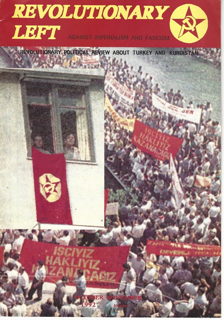Revolutionary Left Magazine Nr. 1 – November 1992 – New Solution