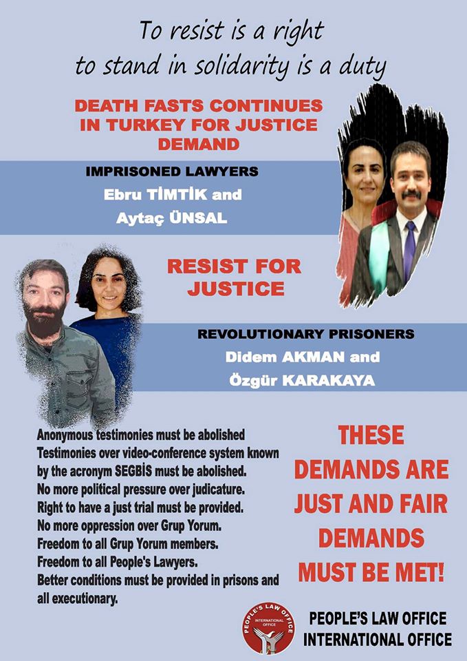Brochure about the ongoing Death Fast resistance in Turkey: To resist ...